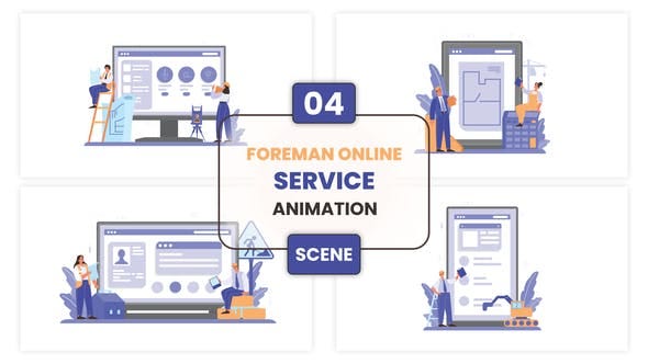 Foreman Online Service Animation Scene folder - Pixelphoenix - Medium