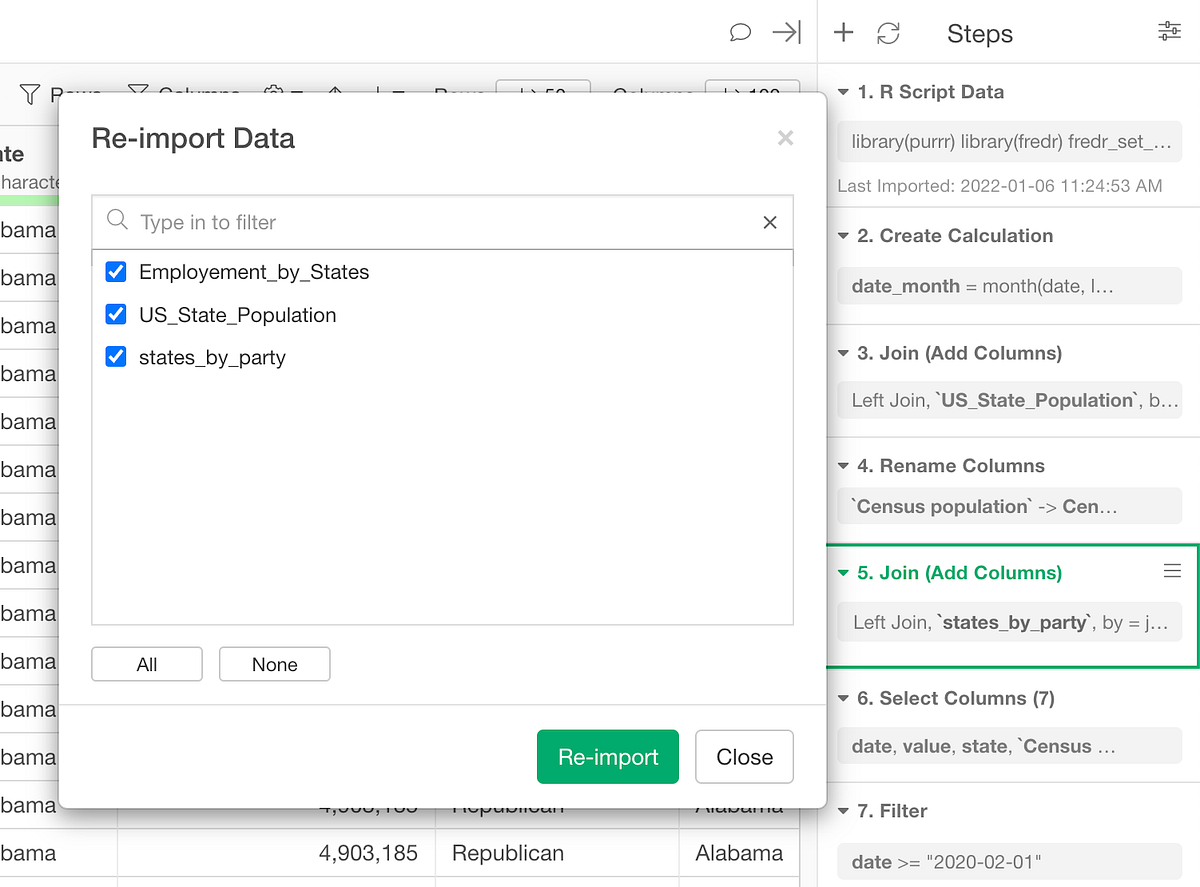 Exploratory v13.5 & v13.6 Released — Selective Data Re-Import, New Date Filters, 2FA, and More ...