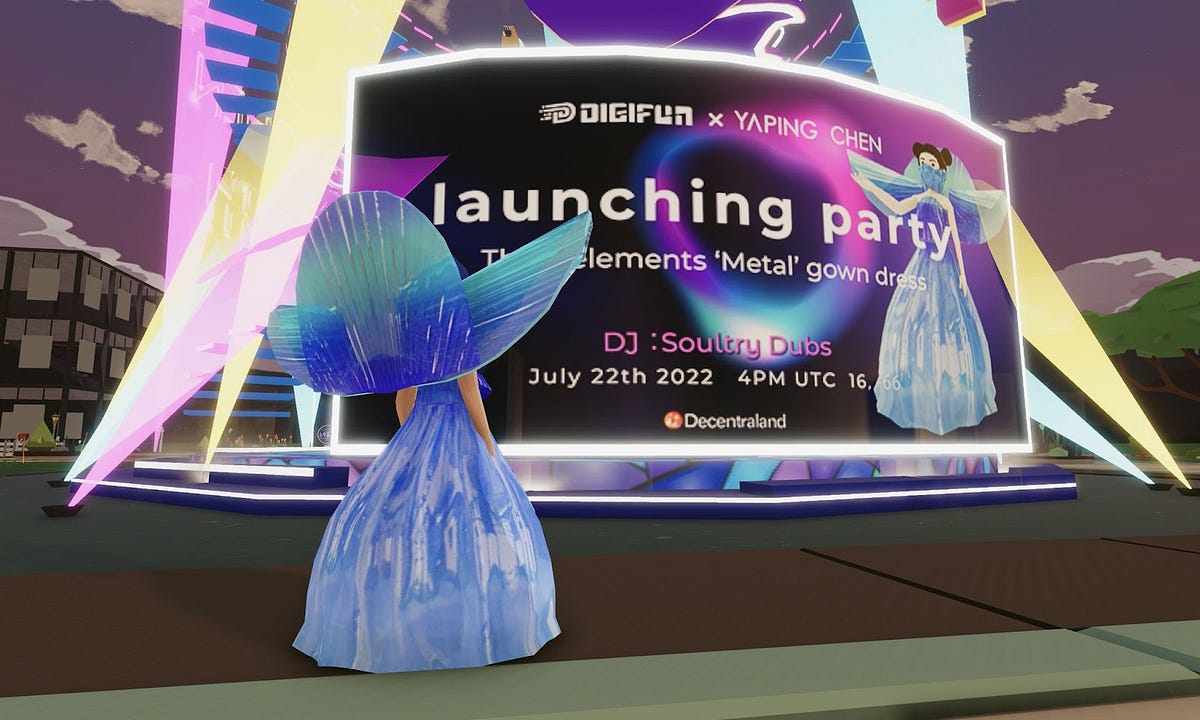 DigiFun x Yaping Chen ‘Metal’ Gown Launching Party | by DigiFun | Medium