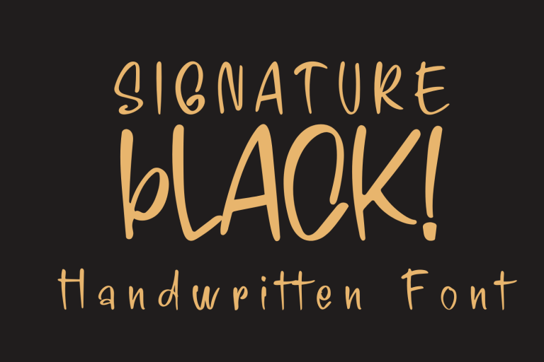 Signature Black Font | by Kaitooon | Sep, 2024 | Medium