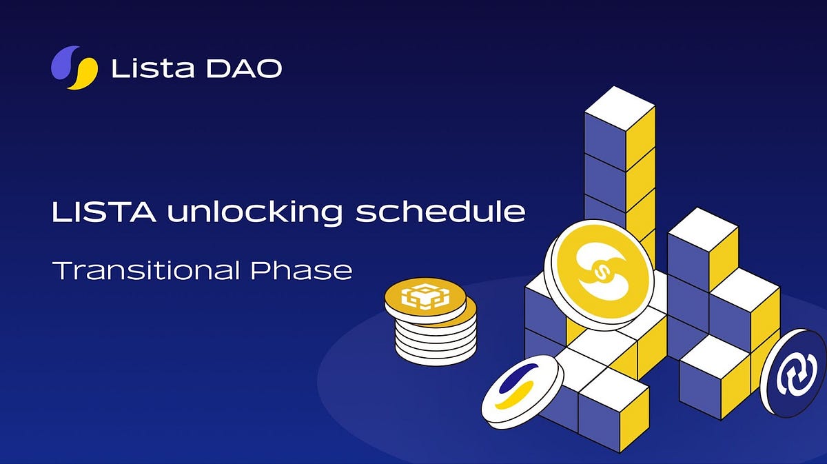 Product Update: LISTA unlocking schedule | by Lista DAO | ListaDAO | Medium