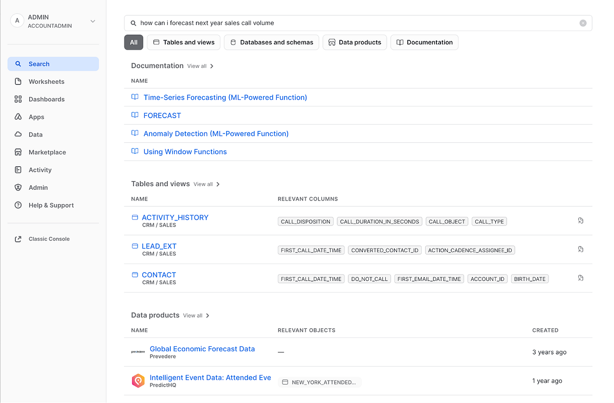 A peek inside how Snowflake’s new Universal Search feature was built ...