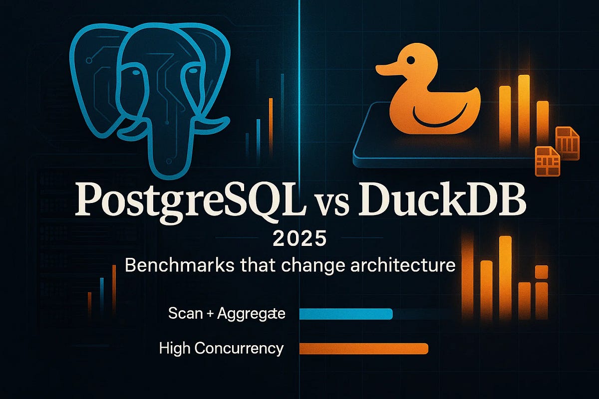 I Benchmarked PostgreSQL vs DuckDB — The 2025 Winner Surprised Me | by The CS Engineer | Nov ...