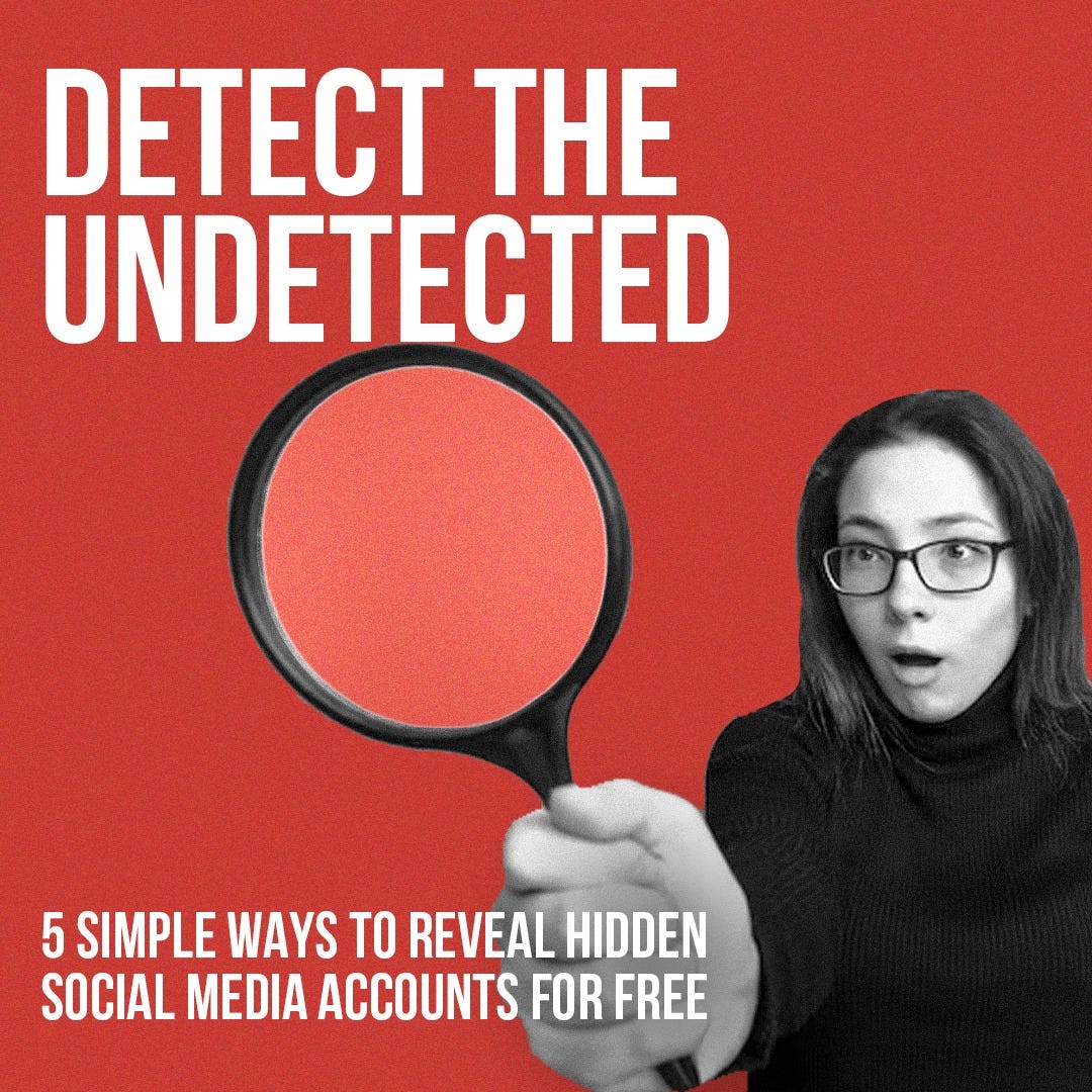 Uncover Secret Social Media Accounts Like a Pro! Ever wondered if there ...