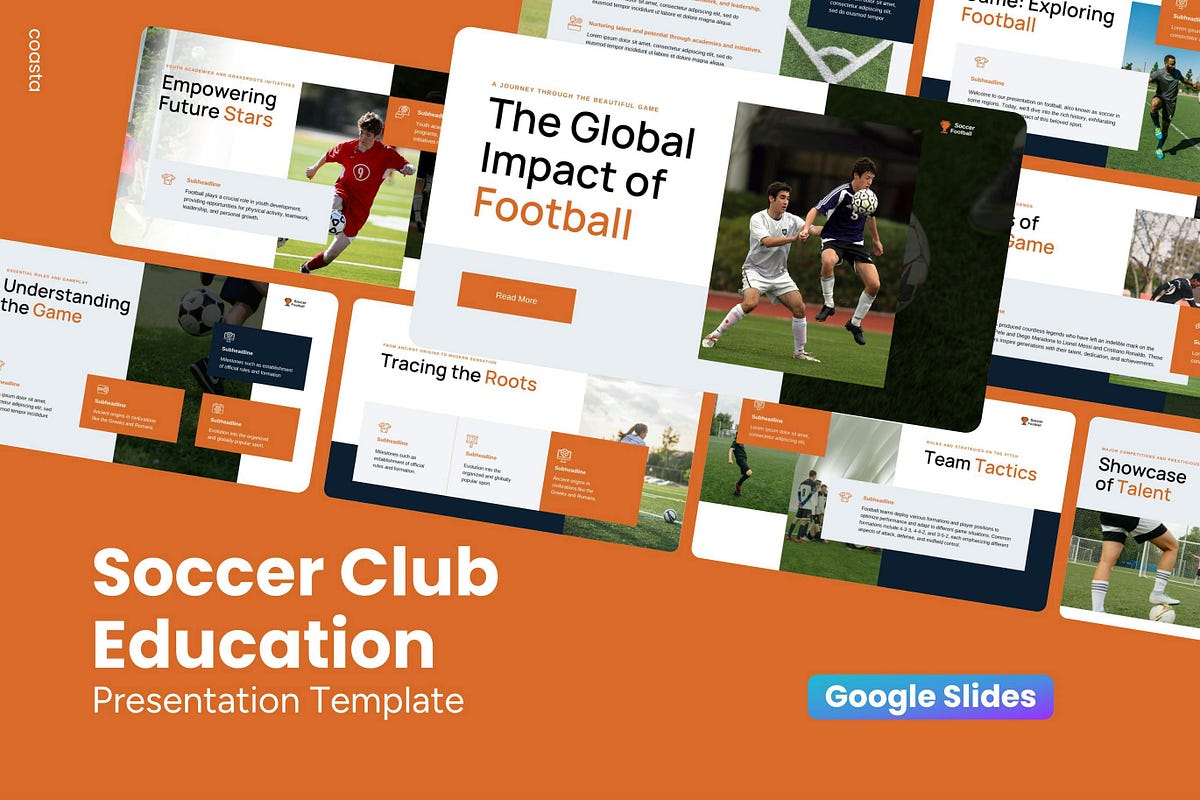 Soccer Club Education Presentation Templates | by Mosaicmastermind ...