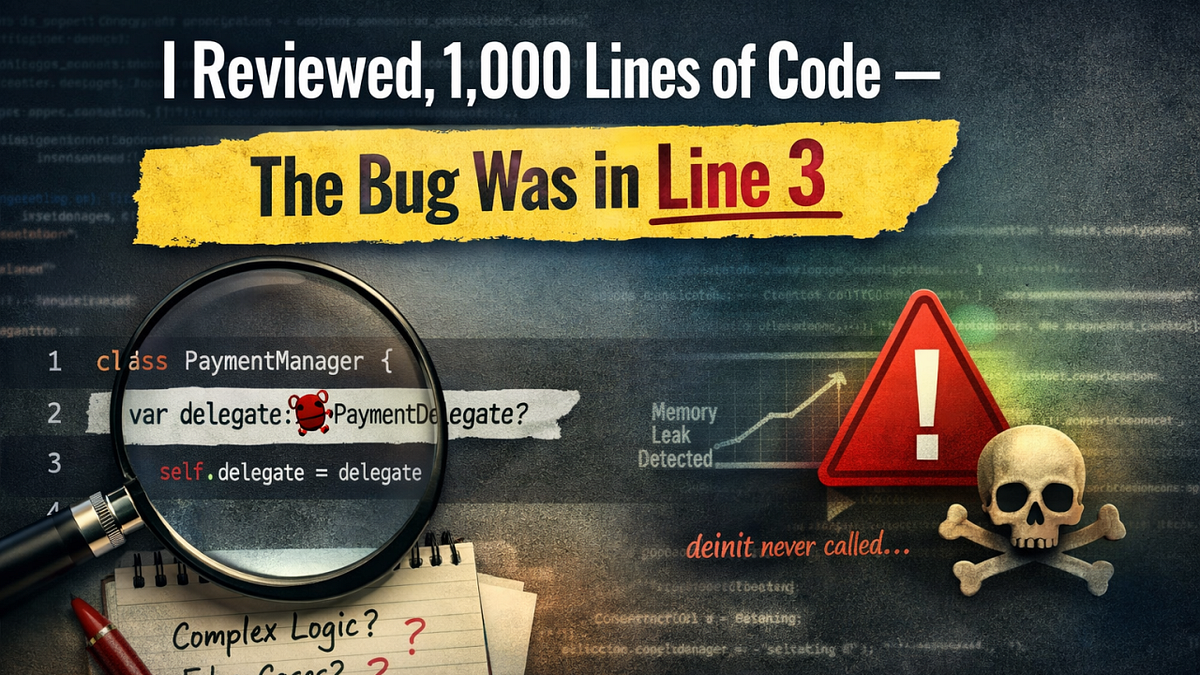 🐛 I Reviewed 1,000 Lines of Code , The Bug Was in Line 3 | by Himanshu ...