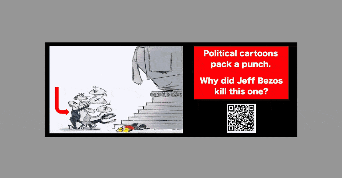 PRIME Grovelling : Bezos censors Washington Post cartoonist Ann Telnaes ...