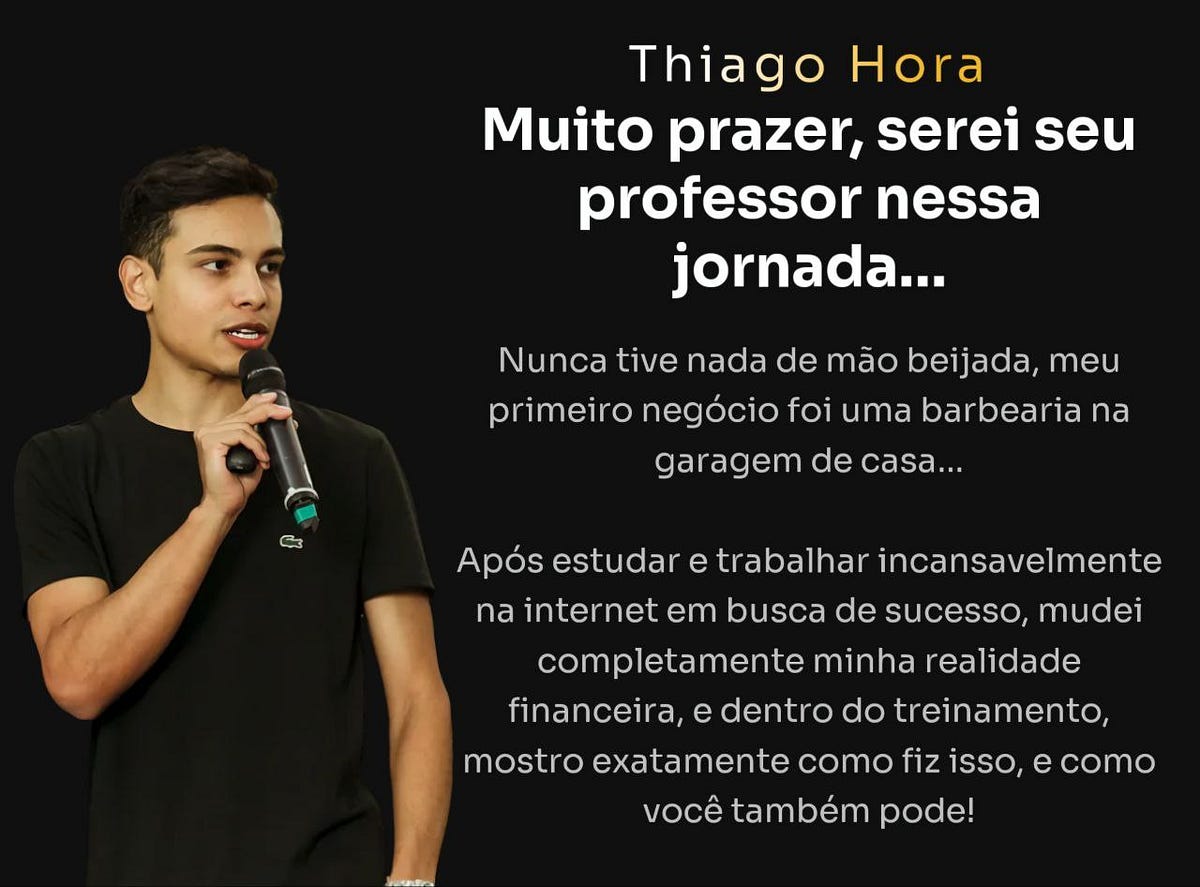 Descubra o Caminho para a Liberdade Financeira com o Curso de Renda Extra do Thiago Hora | by ...