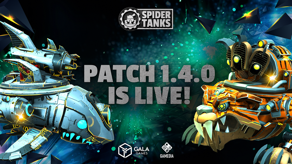 Patch 1.4: The Spider Tanks Arena Upgraded | Gala Blog