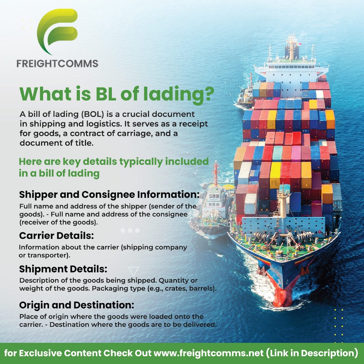 What Is A BL of Lading?. What Is A BL of Lading? | by FREIGHTCOMMS ...
