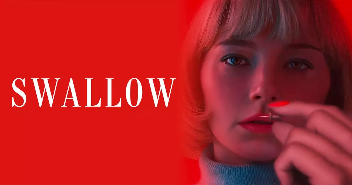 SWALLOW review (5/10). As the title and cover image suggest… | by Reuben Murray | Jun, 2024 | Medium