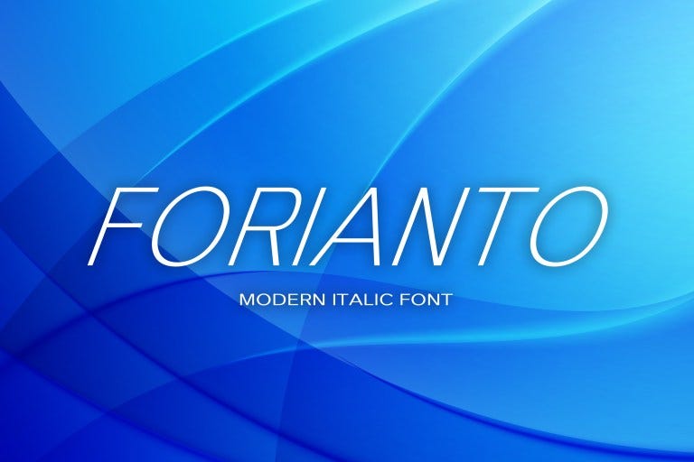 Forianto Font | by Kaitooon | Sep, 2024 | Medium