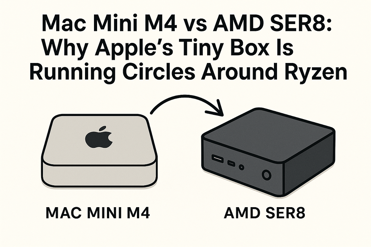 Mac Mini M4 vs AMD SER8: Why Apple’s Tiny Box Is Running Circles Around Ryzen | by Mr.PlanB ...