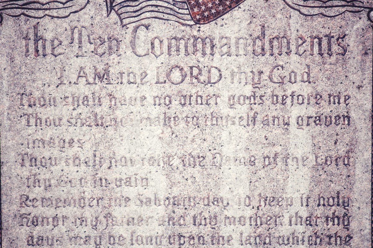 Ten Commandments on the Wall: A Mirror, Not a Mandate | by Sam David ...