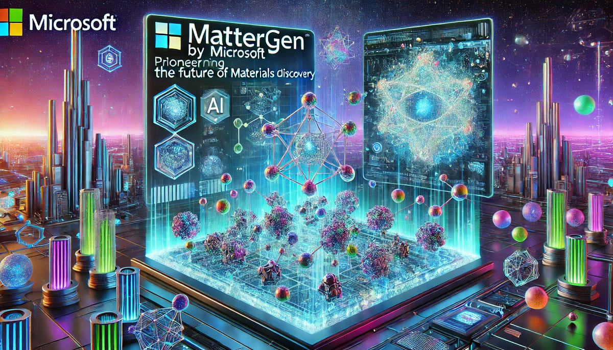MatterGen by Microsoft: Pioneering the Future of Materials Discovery | by Prateek Gupta | Feb ...