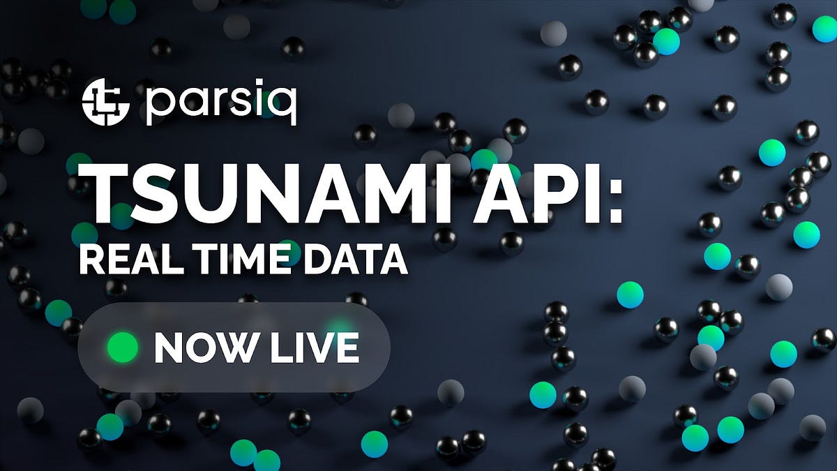 The Tsunami API’s Real-Time Web3 Data: Now Live! | by Reactive Network ...