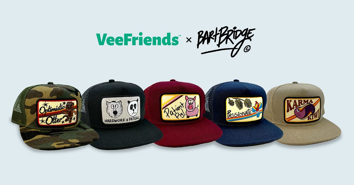 Announcing Bart Bridge x VeeFriends Limited Edition Cap Collaboration | by VeeFriends | VeeFriends