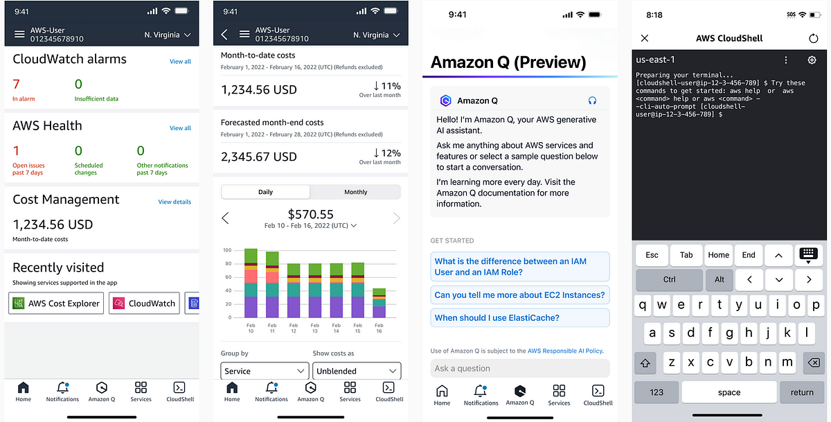 The AWS Concept Journey — AWS Console Mobile Application | by Shlomi ...