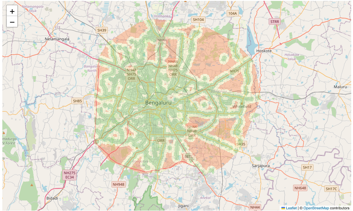 Mapping Bus Coverage in Bengaluru | by Sanchayan Roy Choudhury | Medium