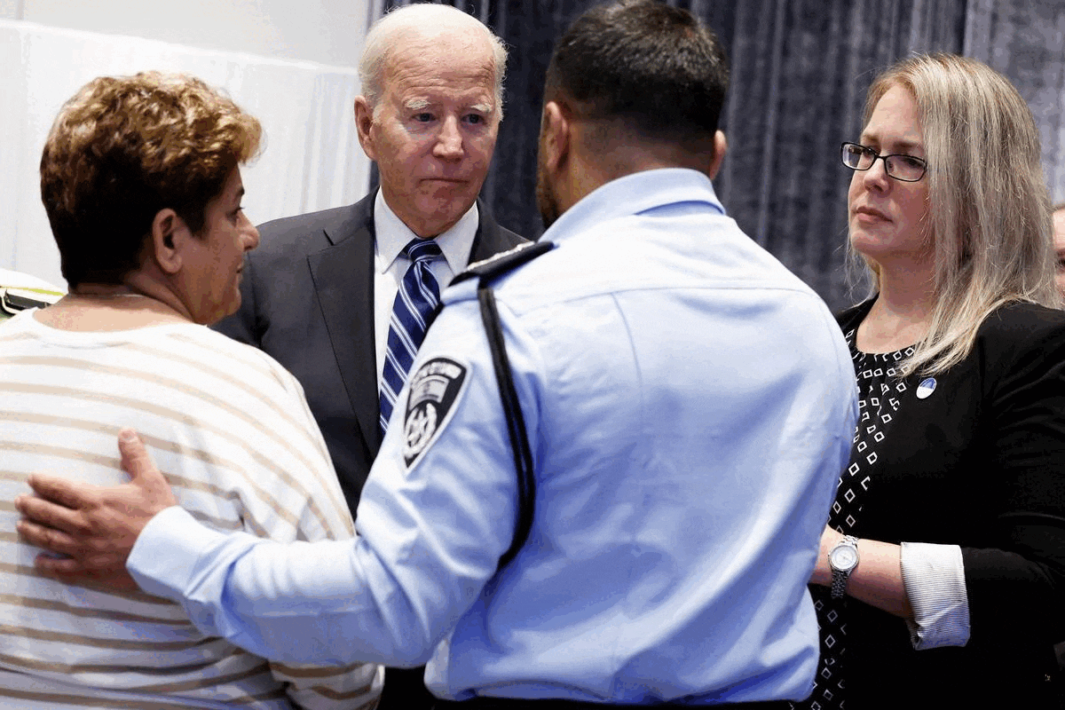 Courageous Survivor Rachel Edri Meets President Biden During His Visit ...
