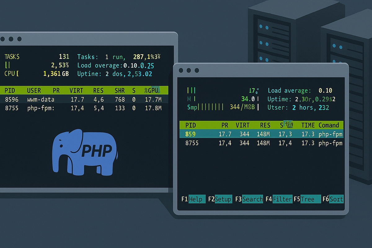 Using top and htop to Monitor PHP Processes on Linux | by Ann R. | Medium