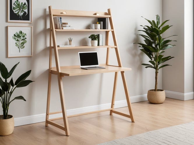 Beige Leaning Ladder Desks | by Bruce Cain | Jul, 2024 | Medium