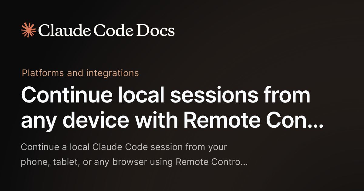 Claude Code Just Got Remote Control and It Changes How You Work | by ...
