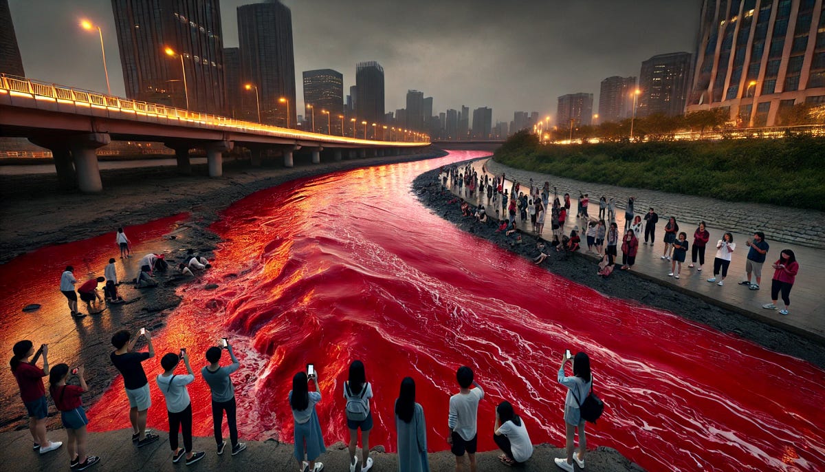 Blood-Red Waters: Harbingers of Doom or Industrial Cover-Up? | by ...