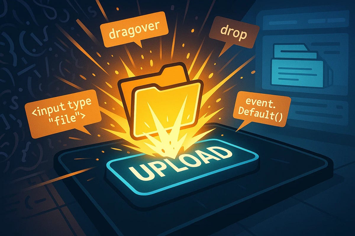 How I Built a Drag-and-Drop File Upload System in JavaScript Without Libraries | by Zain Ahmad ...