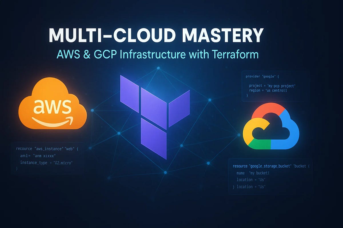Part 9: Multi-Cloud Mastery — Provisioning AWS & GCP Infrastructure Like a Pro 🚀☁️ | by Salwan ...