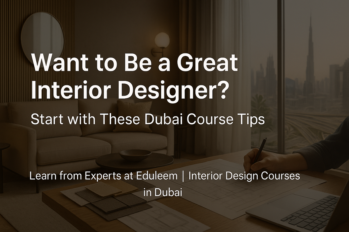 Want to Be a Great Interior Designer? Start with These Dubai Course ...