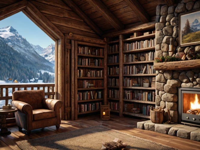 Door Equipped Rustic Lodge Bookcases | by Richard Taylor | Jul, 2024 ...