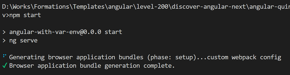 Utilisation De Variables D’environnement | Angular 15 | by Curious labs by Evan | Medium