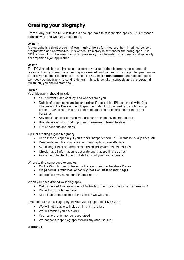 How to Write Your Biography As a Student: A Step-by-Step Guide | by ...