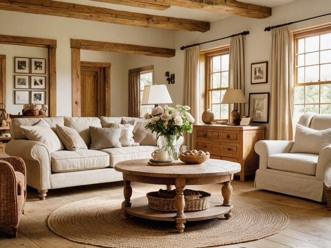 Country Farmhouses Round Coffee Tables | by Caroline Foster | Jun, 2024 ...