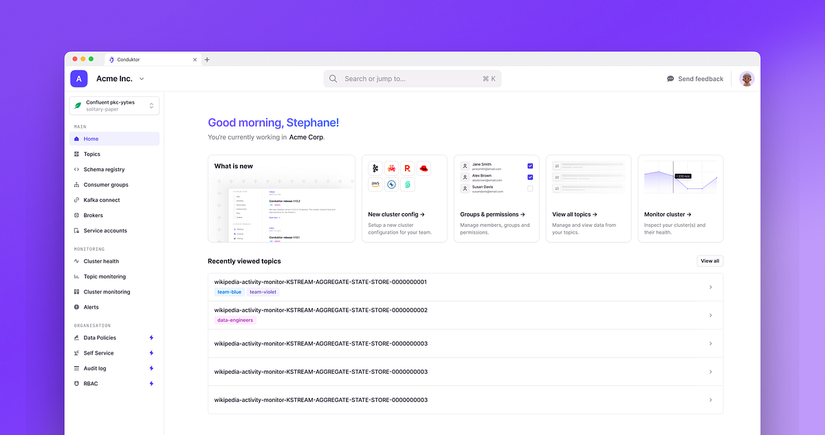 Conduktor 1.17 brings programmatic access and granular RBAC to Kafka resources | by James White ...