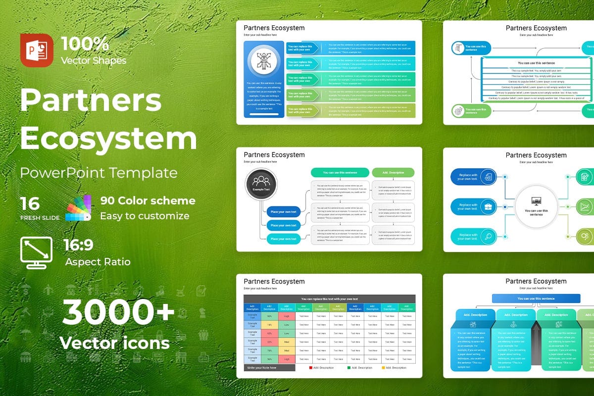 Partners Ecosystem PowerPoint Template | by Fractal Fathom | Sep, 2024 ...