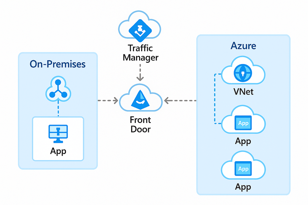 🌐 Building a Hybrid Azure Architecture with Traffic Manager and Front ...