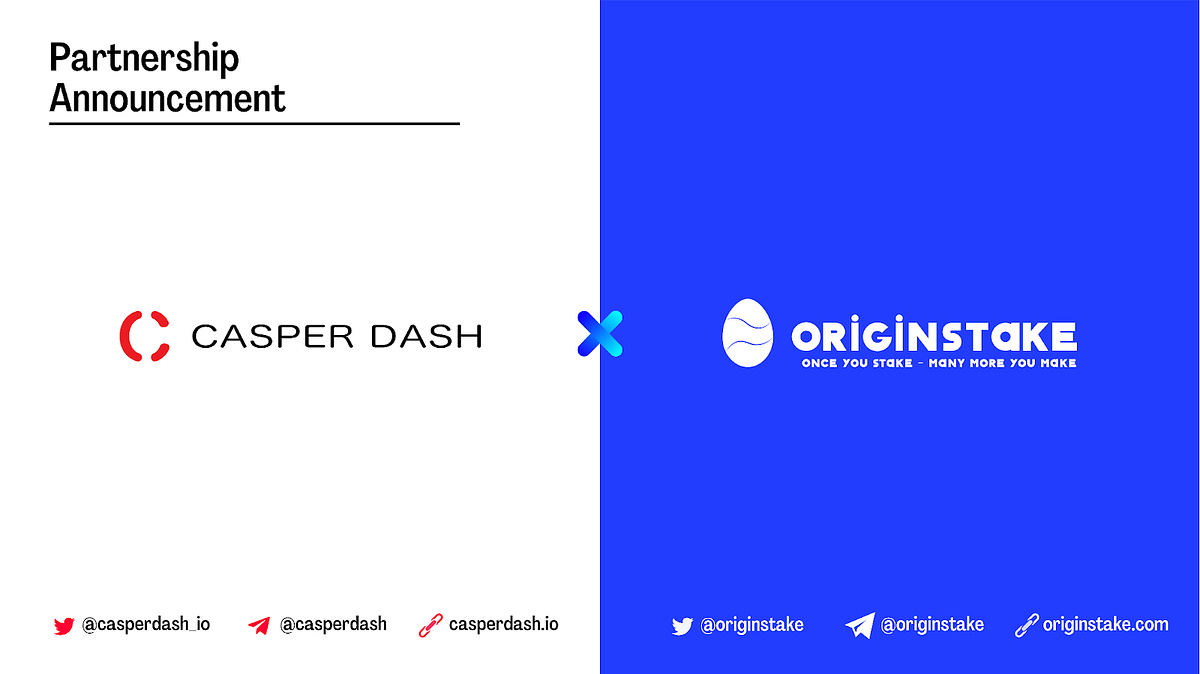 CASPERDASH x ORIGINSTAKE: FROM SOLITARY INDIVIDUALS TO PARTNERSHIP ALLIANCE 🤝 | by CasperDash ...