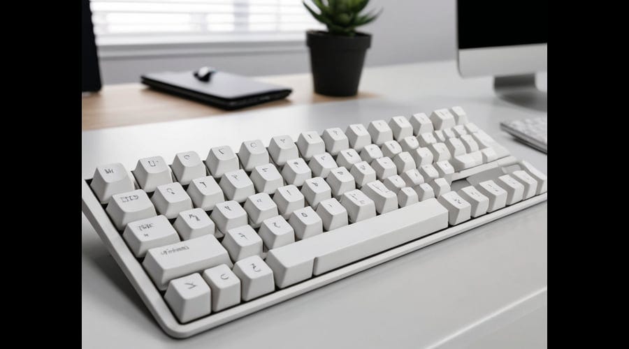 White Mechanical Keyboard | by Lila Hinton | Medium