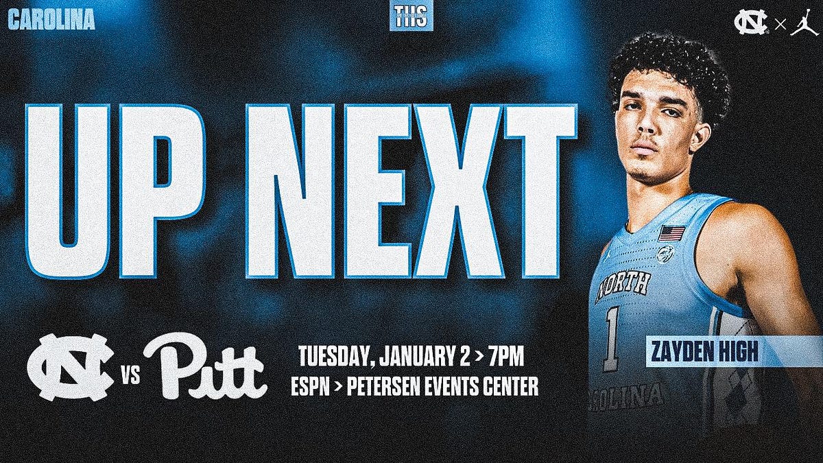 UNC MBB Heads To Pittsburgh To Start Three-Game ACC Road Trip | by The ...