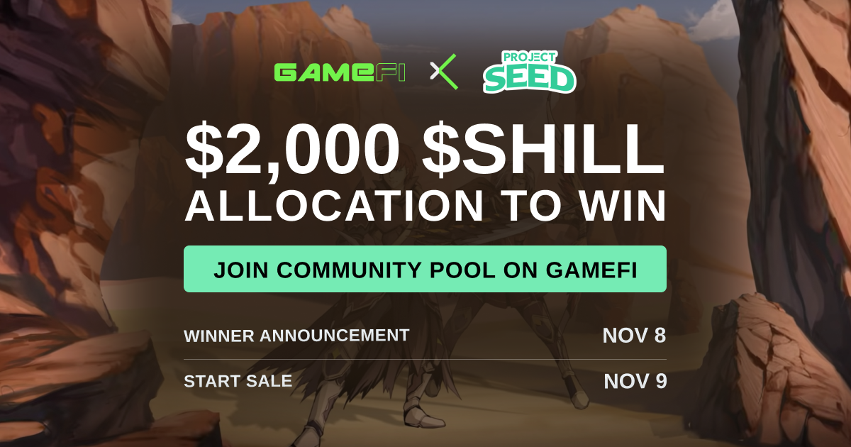 Let’s Join the $SHILL Community Pool on GameFi NOW! | by Rin | GameFi ...