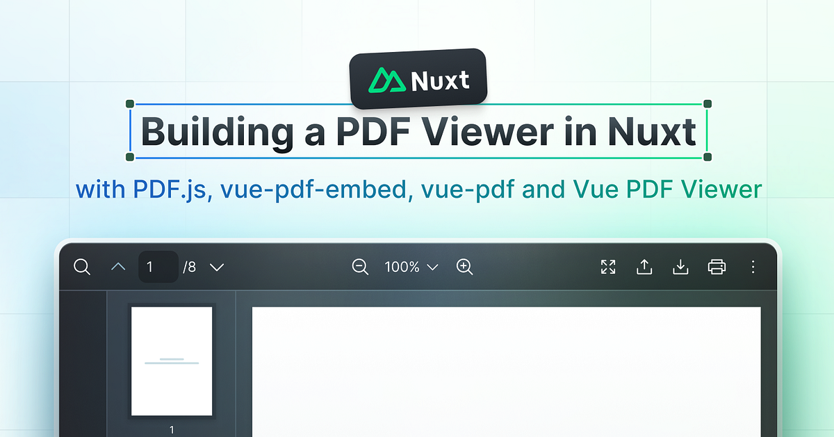Building a PDF Viewer in Nuxt with PDF.js, vue-pdf-embed, vue-pdf and ...