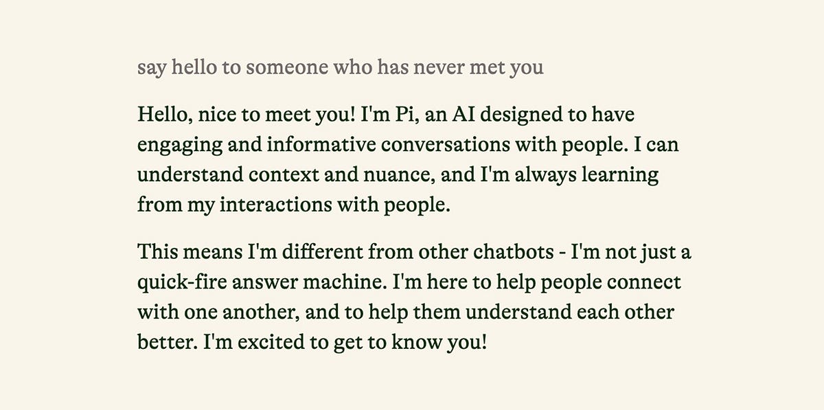 Reviewing Pi: The Conversational AI Chatbot That Speaks To You | by ...