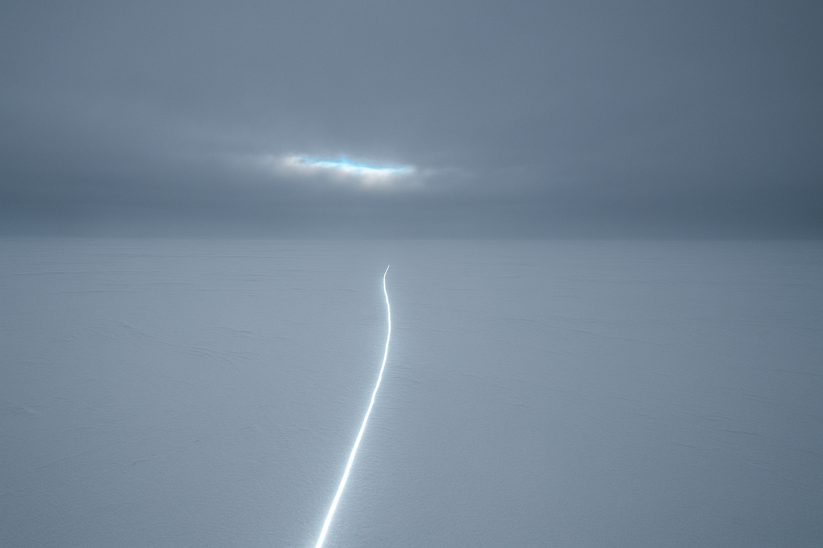 Crossing the Ice Field. You stand on a plain so white sound… | by Tami ...