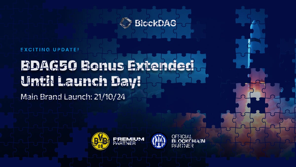 The Bull Run Is Here And The BlockDAG 50% Bonus Offer Just Got EXTENDED ...