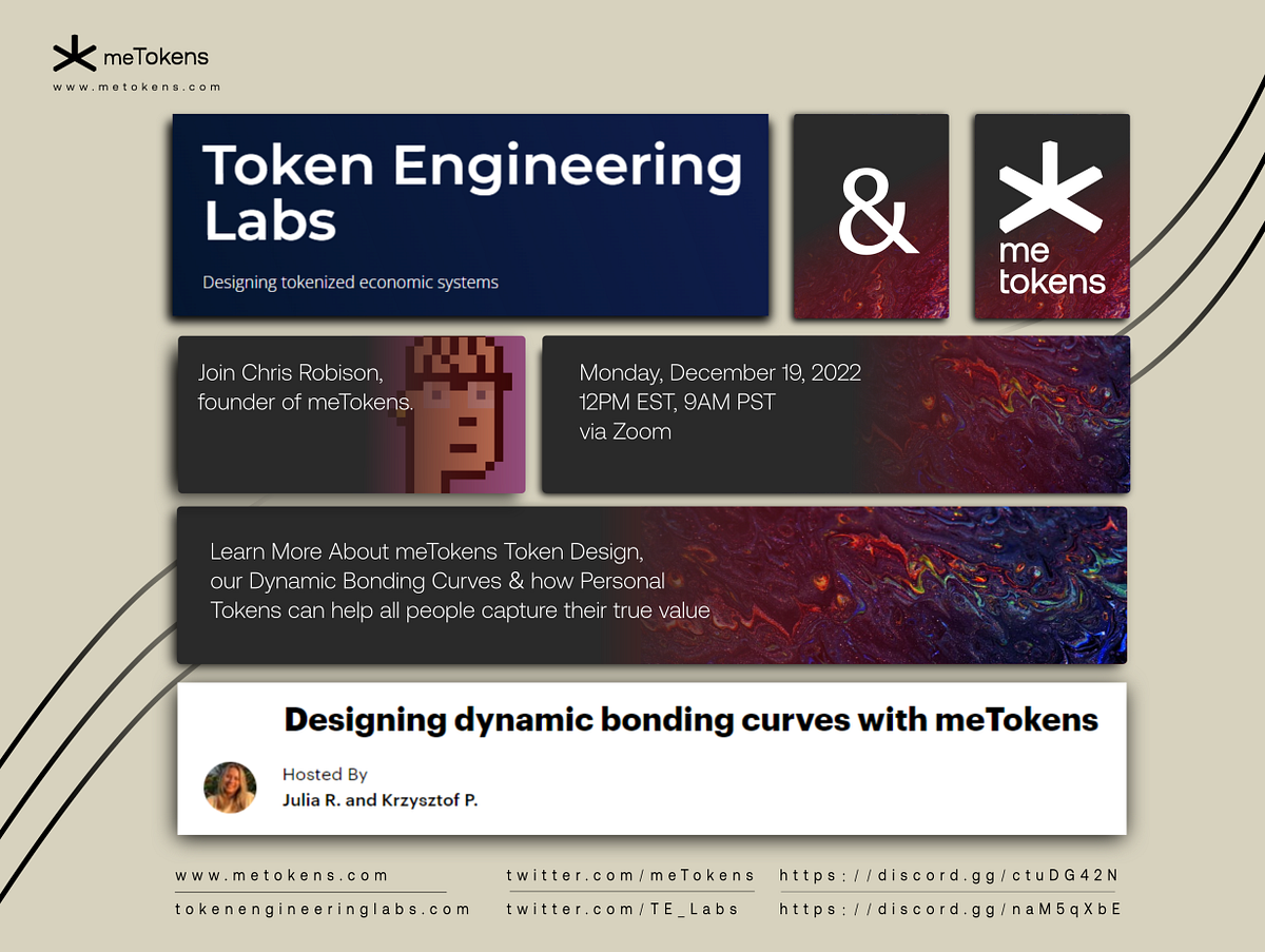 meTokens Explains Its Dynamic Bonding Curves with Token Engineering Labs | by Jay Frank, Esq ...