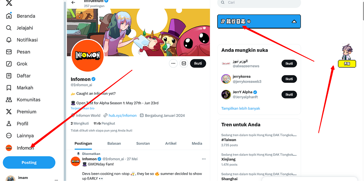 Infomon 是一款由 AI 驱动的 Web3 游戏化社交产品 - lulujie luo - Medium