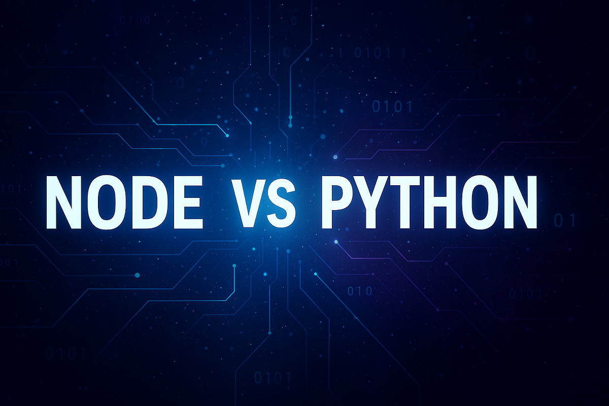 Node vs. Python for AI Development | by Ms. Byte Dev | Oct, 2025 | Stackademic