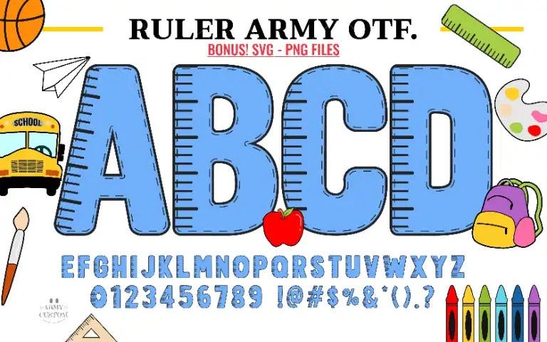 Ruler Army Font | by audrey97 | Medium